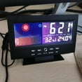 8082T Digital Clock Weather Forecast Perpetual Calendar LED Color ...