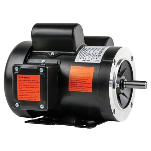 1.5 HP Electric Motor Single Phase 56C Frame 3450 RPM TEFC 115 / 230V C ...