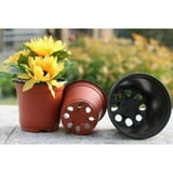Flower Pots, Fenull 20Pc Planting Seedling Nutrient Pot Plastic ...