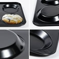 Pudding Pan, 4 Inch Muffin Top Pans 2 Pack Nonstick Hamburger Whoopie ...