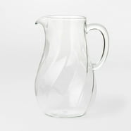 Libbey Crisa Acapulco Glass Pitcher 89.5 fl oz for Parties and Family ...
