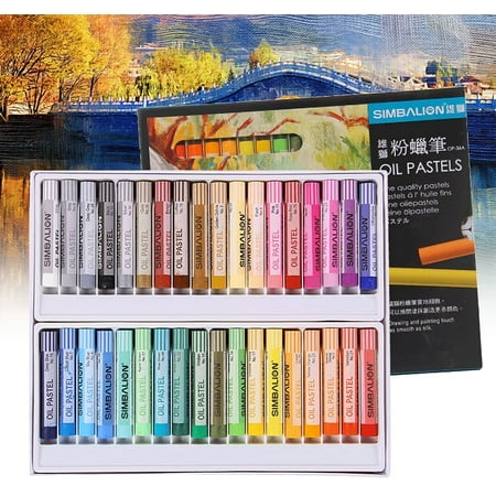 Arts Oil Pastels Set,36 Colors Soft Pastel Pencils for Professional DIY ...