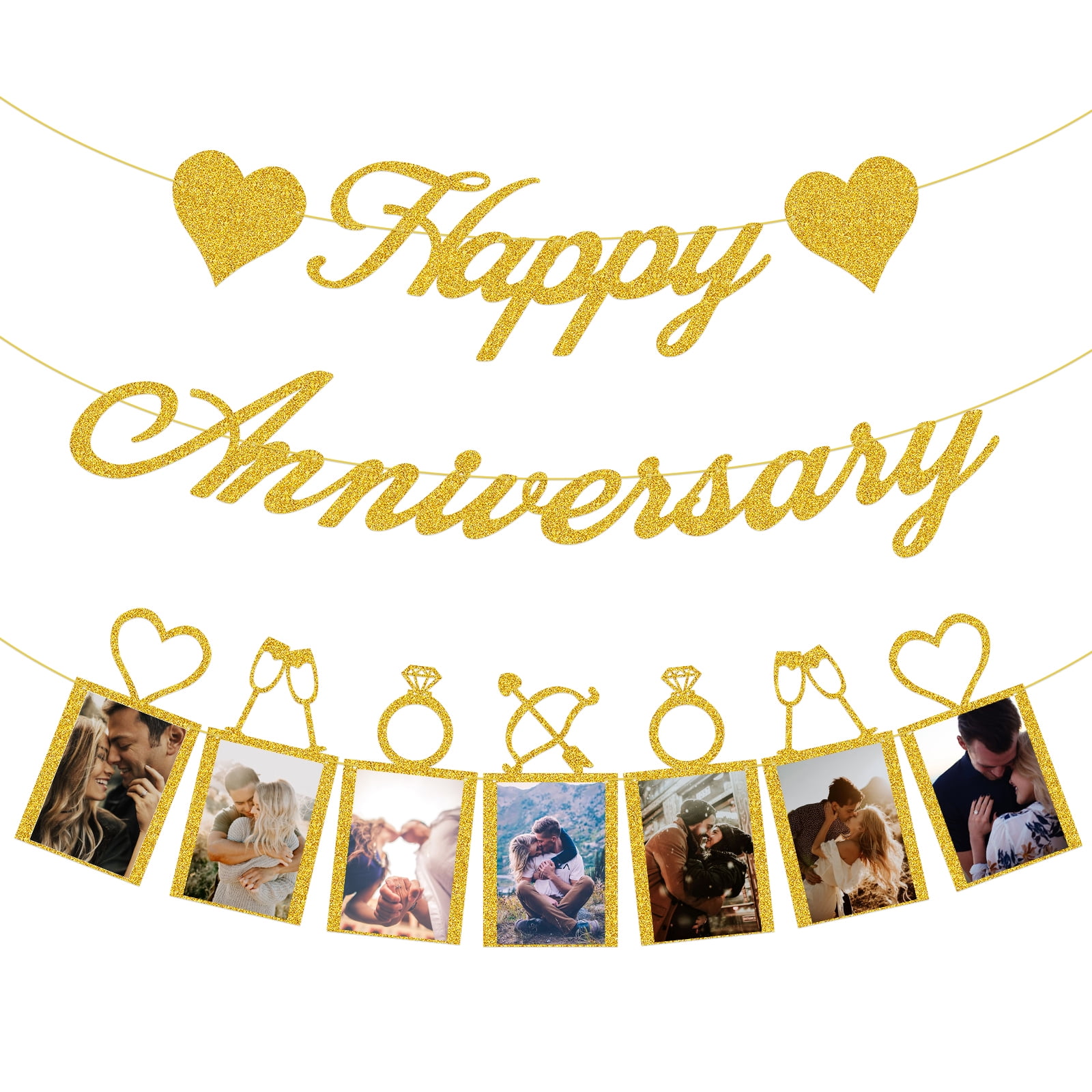 Happy Anniversary Banner Clip Art