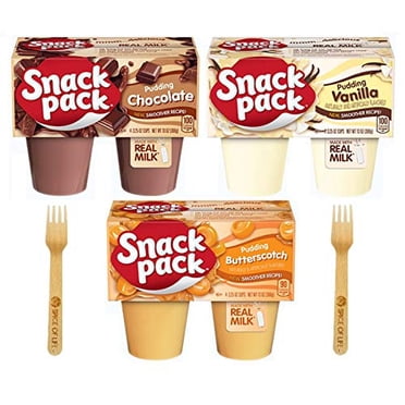 Hunt's Snack Pack Chocolate Pudding 3.5 Oz. 48 Cups HUN55418 - Walmart.com