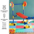 Hey! Play! Kids Weight Bench Set with Leg Press and Barbell for Ages 3 ...