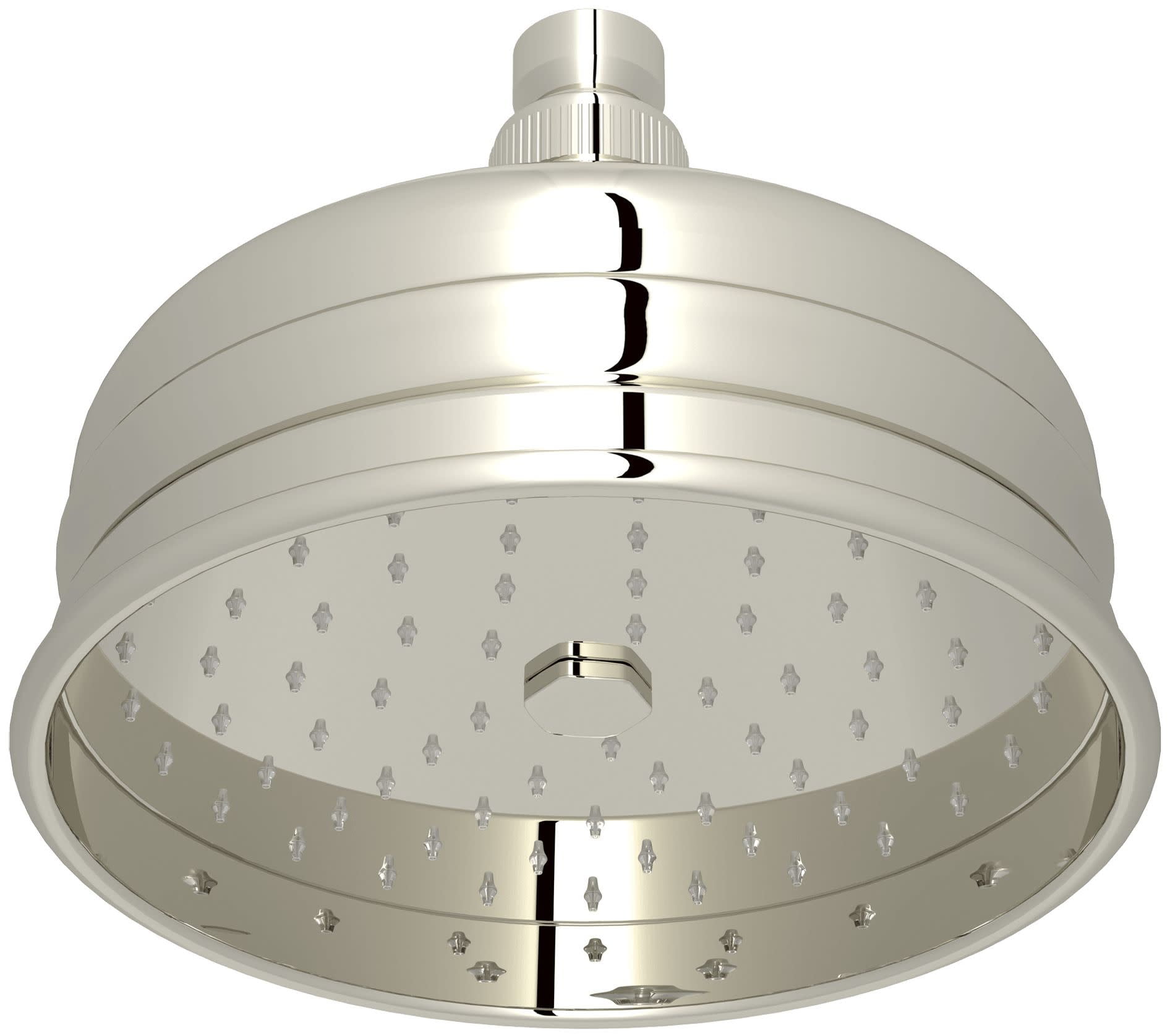 Rohl 6" Diameter Bordano Shower Rose Showerhead With Easy Clean Anti ...