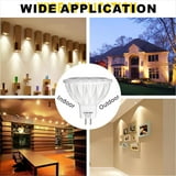 BAOMING MR16 5W LED Bulb, Warm White GU5.3, Non-Dimming 12V Landscape ...