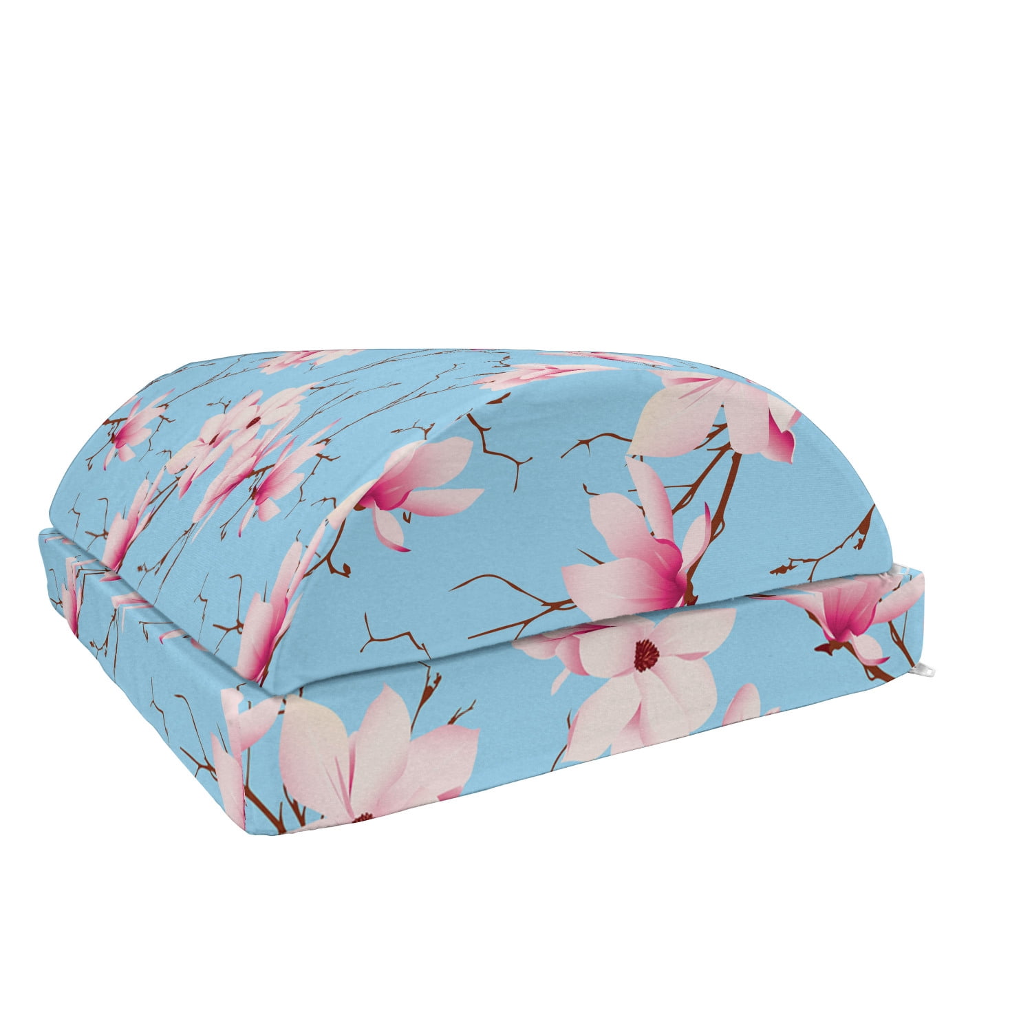 Magnolia Foot Rest, Spring Season Flourishing Branches Tranquil Idyllic ...