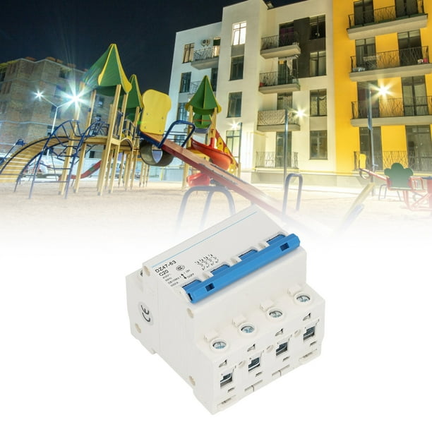 4P Miniature Circuit Breaker MCB DIN Rail Mounting Isolator 400V 20A ...