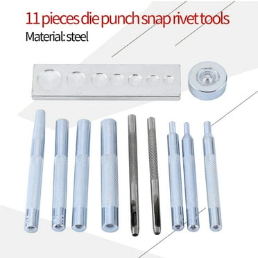 Realeather Leather Snaps & Setter Kit, 20-Piece - Walmart.com