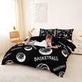 Castle Fairy Sport Basketball Duvet Cover Queen, Minimalist Ball ...