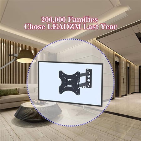 TINGYI Support TV mural universel extensible à trois bras Support TV ...