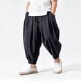 CUZIBR Baby Toddler Boys Baggy Sweatpants Solid Color Harem Joggers ...