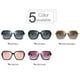 FEISEDY Polarized Women Square Sunglasses Sparkling Composite Shiny Frame B2289 - Walmart.com