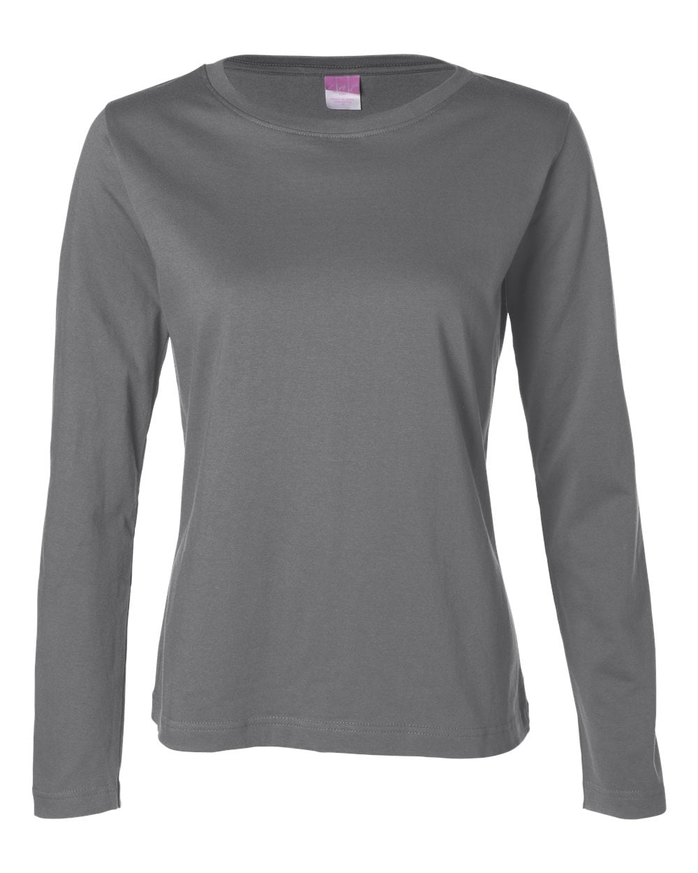 LAT Combed Ringspun Jersey Long-Sleeve T-Shirt (3588) Charcoal, 2XL ...