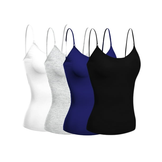 Diversity And Inclusion Basic Women Short Cami Built In Shelf Bra 4
