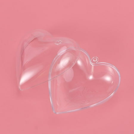 6cm Clear Plastic Acrylic Bath Bomb Mold Shells Molding Balls Fillable ...