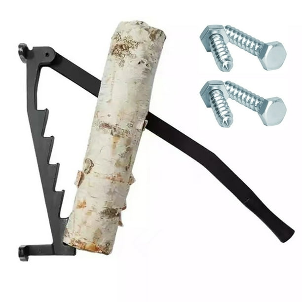 Wall-mounted Firewood Splitting Tool Outdoor Garden Firewood Separator ...