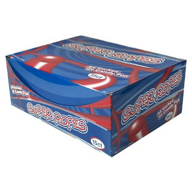 Super Ropes Licorice Candy, 2 Oz, 15 Count - Walmart.com