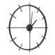 Kate and Laurel Isaac Modern Metal Wall Clock, 26", Black, Chic ...