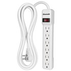 DEWENWILS 6-Outlet Power Strip Surge Protector , 15ft. Extra Long Cord ...