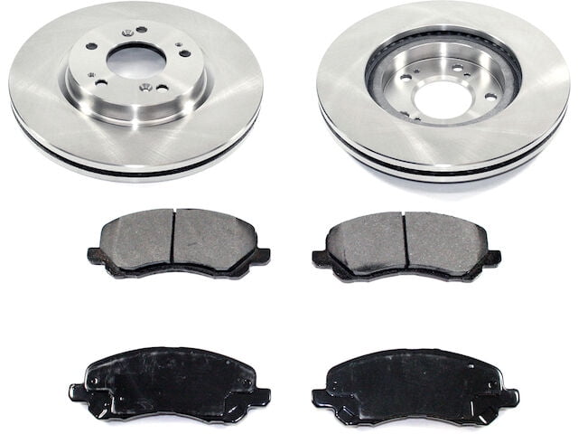 Front Brake Pad and Rotor Kit - Compatible with 2007 - 2020 Mitsubishi ...