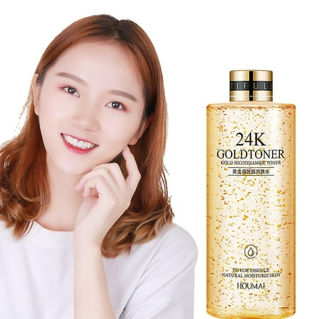 300ml Face 24k Gold Nicotinamide Toner Moisturize Oil Control Shrink ...