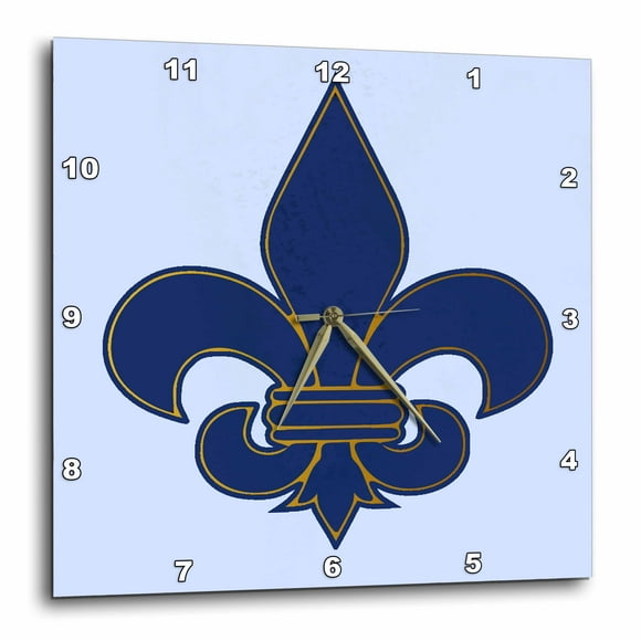 Fleur Lis Wall Clock