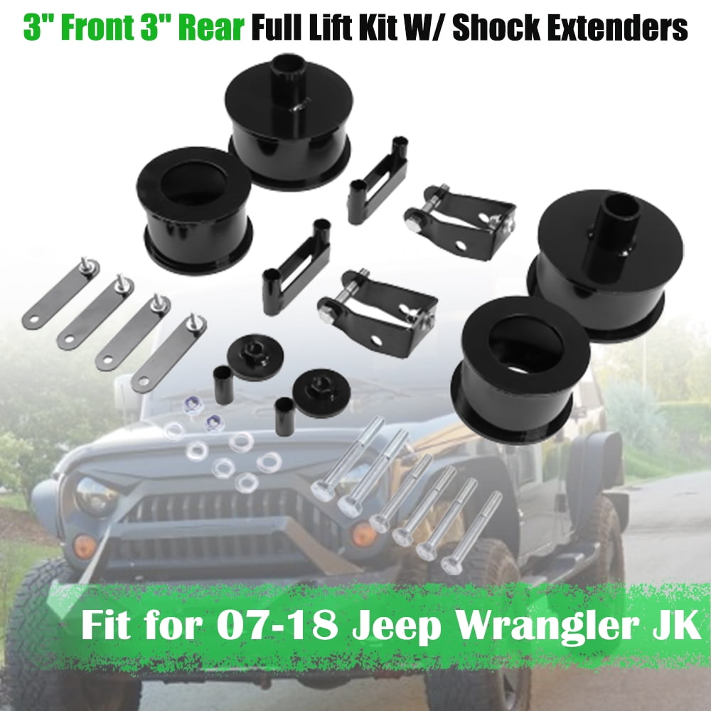 ELITEWILL 3" Front & 3" Rear Full Lift Kit & Shock Extenders For 2007 ...