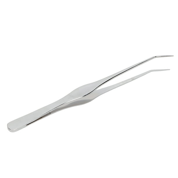 Aquarium , Prevent Slip Curved Stainless Steel Reptile Feeding Tong ...