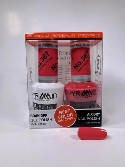 Pyramid Nail Combo - Gel and Matching Polish 367 - Walmart.com