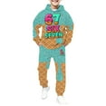 Boys Sweatsuit 67 Ice Print Sweatsuit Six Seven Cute Preppy Music ...