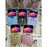 XIAOLE I17 Pro Mini Flip Mobile Phone, Foldable Cell Phone With Fm Radio Magic Voice Speed Dial ...