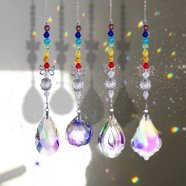 Crystal Suncatchers Indoor Wind Ornaments Garden Rotating Stabilizers ...