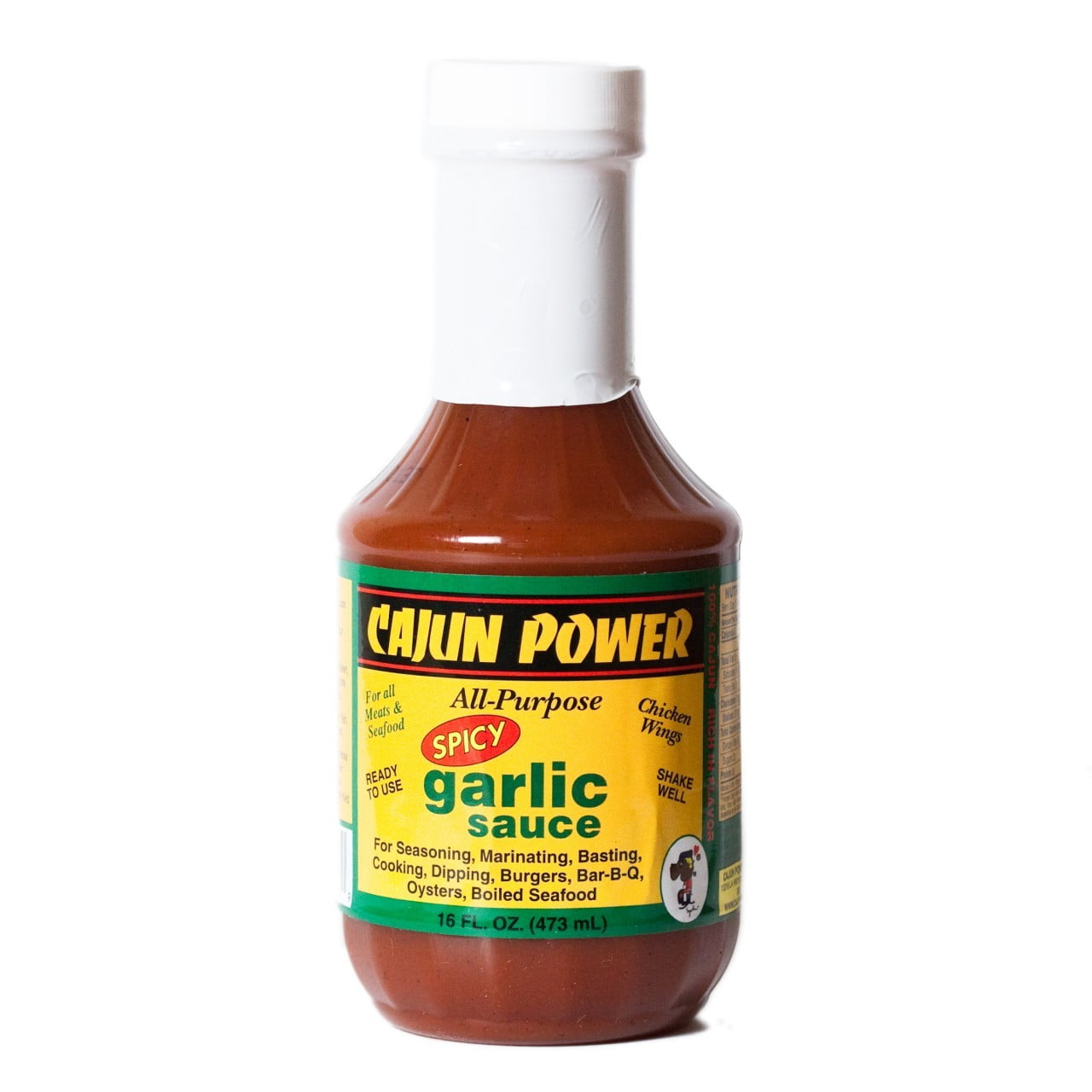 Cajun Power All Purpose Spicy Garlic Sauce 16 Ounce