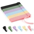 150PCS Cable Ties Multi-Color Adjustable Fastening Straps Reusable Hook ...