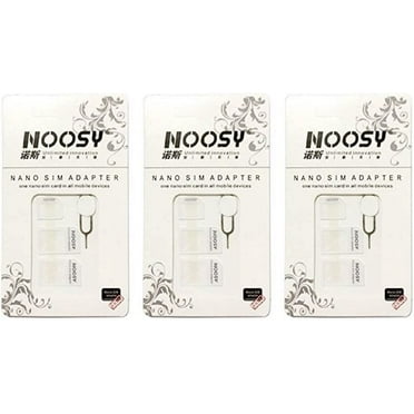 for Nano SIM Card Adapter 4 in 1 Converter Kit to Micro/Standard for ...