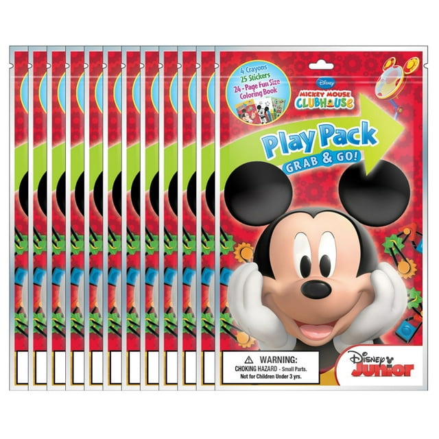 Disney Mickey Mouse Clubhouse Grab & Go Play Packs (Pack of 12 ...