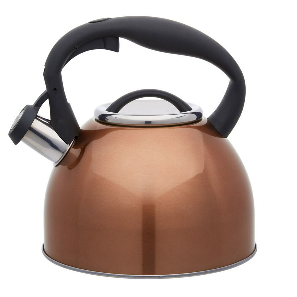 Copco 2.5-quart Stainless Steel Tea Kettle Copper - Walmart.com ...