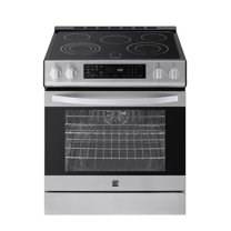 Midea 30-In Kitchen Slide-In Electric Range with Wi-Fi, Fan Convection ...