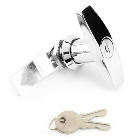 Garosa Rear Fixing T Handle Lock Tool Box Garage Door Lock with Keys ...