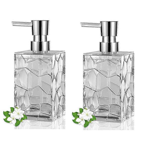 Hands Soap Dispenser, Clear Acrylic Plastic Liquid Pump Bottles B ...
