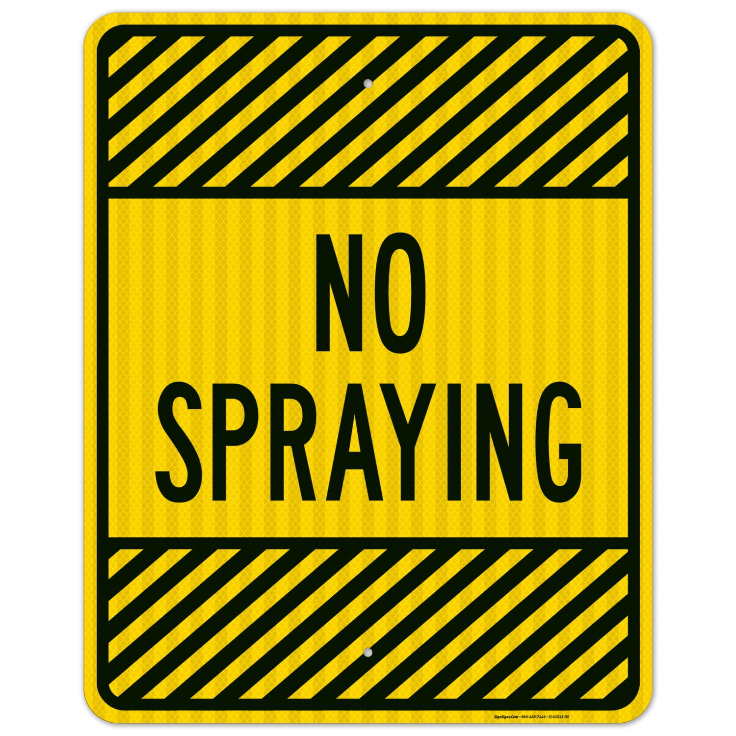 No Spraying Sign, - Walmart.com