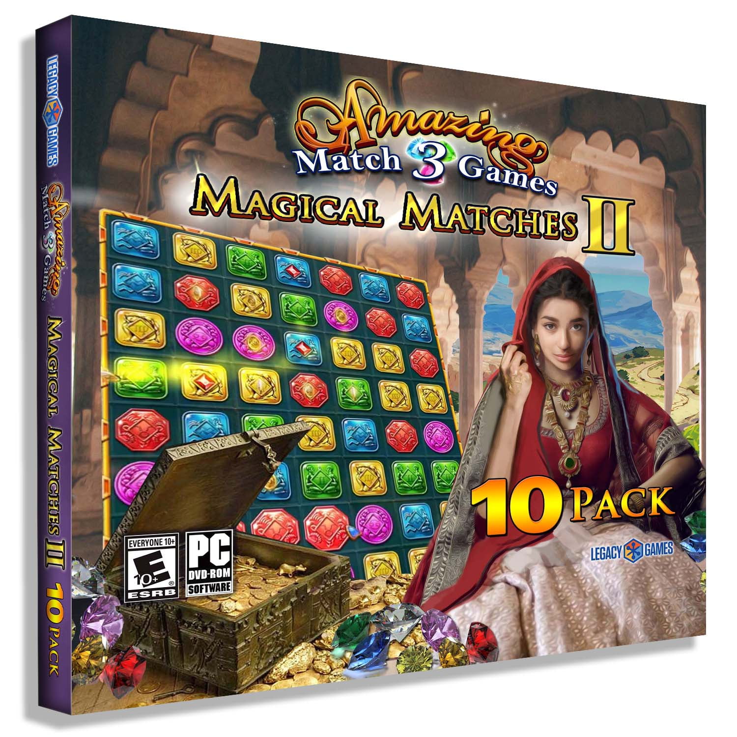 Amazing Match 3 Games: Magical Matches Vol. 2 - 10 Pack - Walmart.com