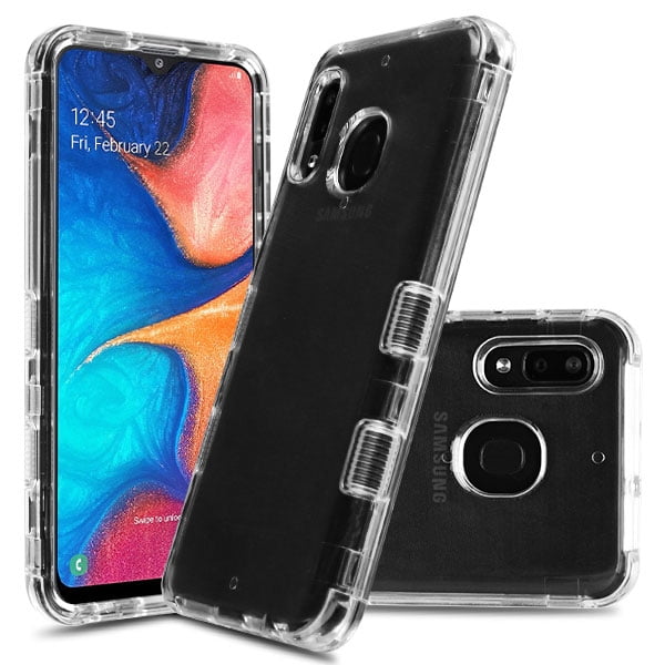 Samsung Galaxy A20 Phone Case Tuff Hybrid Shockproof Three Layers ...