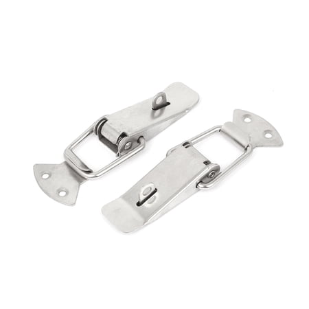 Toolbox Padlockable Pull Down Loop Draw Latch 4.4" Long Silver Tone ...