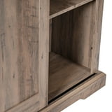 Emma + Oliver 36" Wide Farmhouse Storage Cabinet with Sliding Barn Door ...