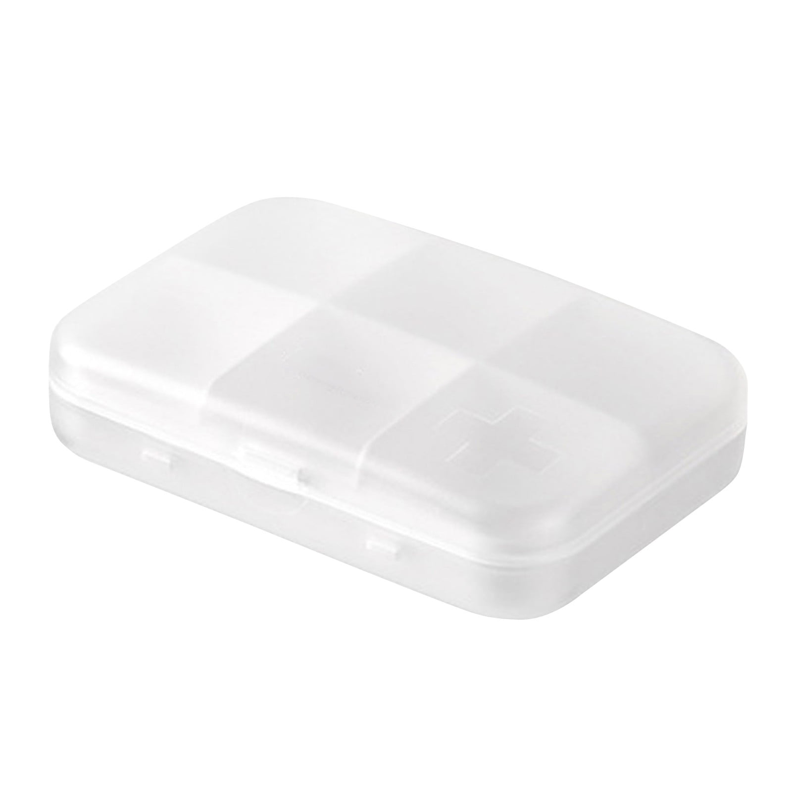 Mini Portable 6 Compartments For Daily Storage And Organization Clear ...