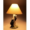 Zeckos Black Bear and Cub Birch Tree Table Lamp With Shade - Walmart.com