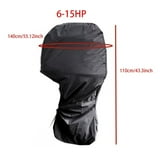 Outboard Motor Covers Trailerable Full Boat Motor Cover Waterproof ...